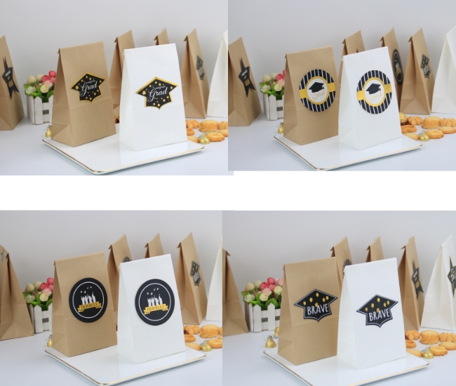 Food Grade 70g Kraft Paper Food Packaging Paper Bag Oilproof