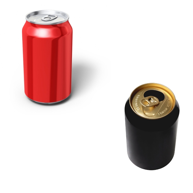 150ml 250ml 330ml Aluminum Beverage Packaging Cans UV Printing