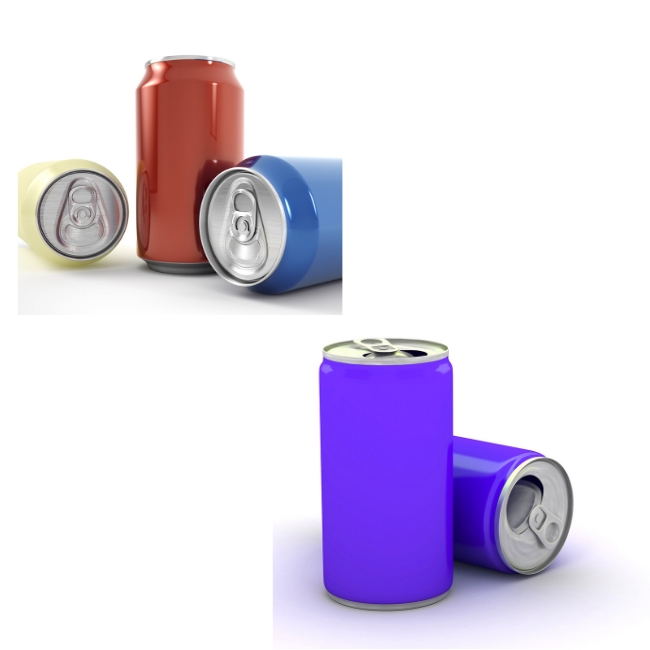 150ml 250ml 330ml Aluminum Beverage Packaging Cans UV Printing