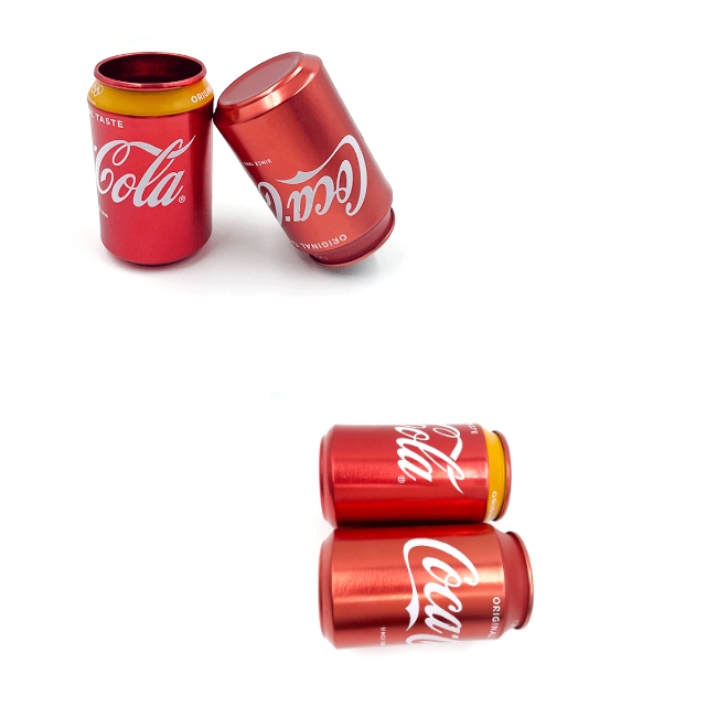 Stubby Sleek Slim Coca Cola Aluminium Coffee Cans For Beverages 330ml