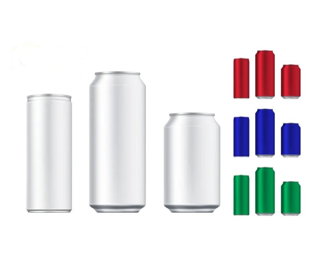 500ml 330ml Aluminum Beverage Packaging Sleek Cans For Soda Drink