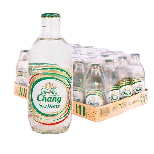 Thailand Chang Elephant Soda Water Packaging Glass Bottle 325ml