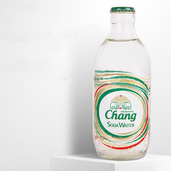 Thailand Chang Elephant Soda Water Packaging Glass Bottle 325ml