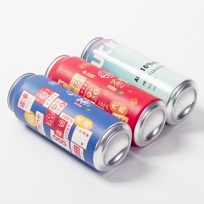 16.9oz Food Beverage Packaging Carbonated Drinks 500ml Aluminum Cans