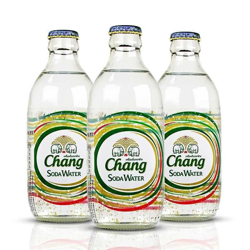 Thailand Chang Elephant Soda Water Packaging Glass Bottle 325ml